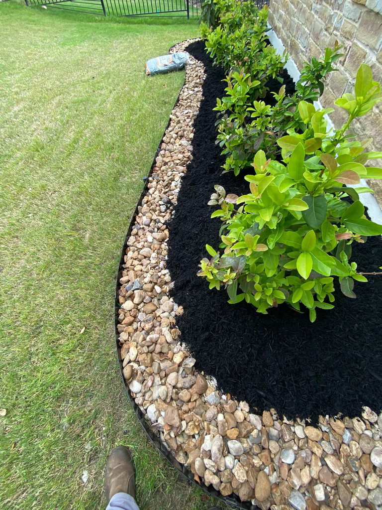 Patios, paths, and rock as ground cover Austin | Top Choice Lawn Care